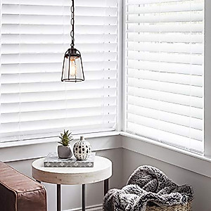 KSANA Farmhouse Pendant Lighting, Mini Rustic Hanging Light Fixture with Seeded Glass Shade for Kitchen Island, Foyer, Hallway, Bedroom and Entryway, Bronze