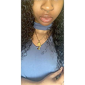 kelistom Egyptian Queen Nefertiti Pendant Necklace for Women | 18K Gold Plated Pendant Necklace | 3mm Figaro Chain Necklace 18/22 inches (22)