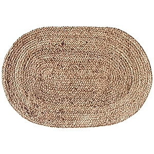 LR Resources Jute LR50135-NAT2030 Natural Rectangle 2 X 3 ft Indoor Area Rug, 2' x 3',
