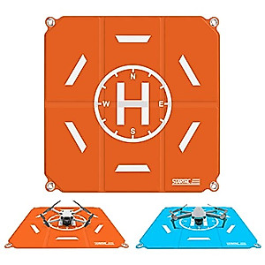 STARTRC Drone Landing Pad Pro, Universal Waterproof Portable Fast-Foldable Helipad for DJI Mini 2 SE/Air 2S/Mini 2/Mini 3 Pro/Mavic 3/Mavic 2/Holy Stone/FPV Drone/DJI Avata/RC Quadcopters (20-inch)