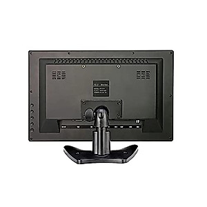 EVERSECU 13.3 inch HD 1920x1080 IPS LCD HDMI Monitor Screen Input Audio Video Display with BNC Cable for PC Computer Camera DVD Security CCTV DVR Home Office Surveillance