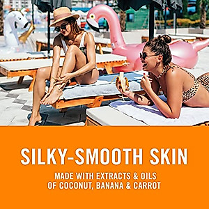 Banana Boat Deep Tanning Spray Oil Sunscreen with Coconut Oil, SPF 4, 8oz - Twin Pack