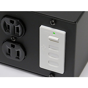 ZeroSurge 6R15W-4USB - 6 Outlet Plug-in Surge Protector and 4 Port USB Charger Version 2