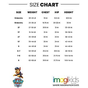 Paw Patrol Marshall Chase Rubble Infant Baby Boys 2 Pack T-Shirts Blue/Gray 18 Months