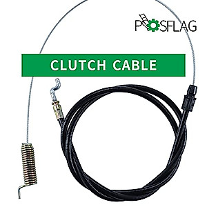 POSFLAG 946-04256 Drive Clutch Cable Replaces MTD 946-04256 Drive Cable, 746-04256 Drive Cable, Craftsman 946-04256, 746-04256, 946 04256, 746 04256 for MTD Troy-Bilt Yard Machines Snowblowers