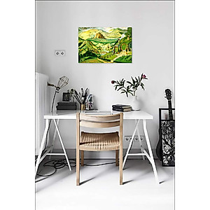 Best Print Store - Lord of The Rings, Hobbit, The Shire Poster (24x36 inches)