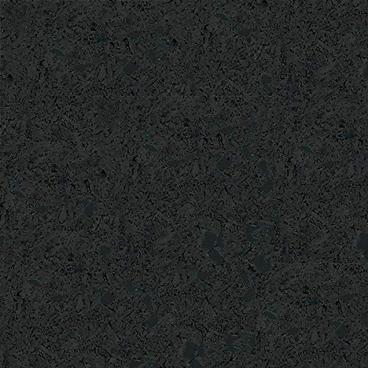 American Floor Mats 3/8in (9mm) Thick Solid Black 4' x 8' Heavy Duty Rubber Rolls, Protective Exercise Mats, Home Gym Rubber Flooring