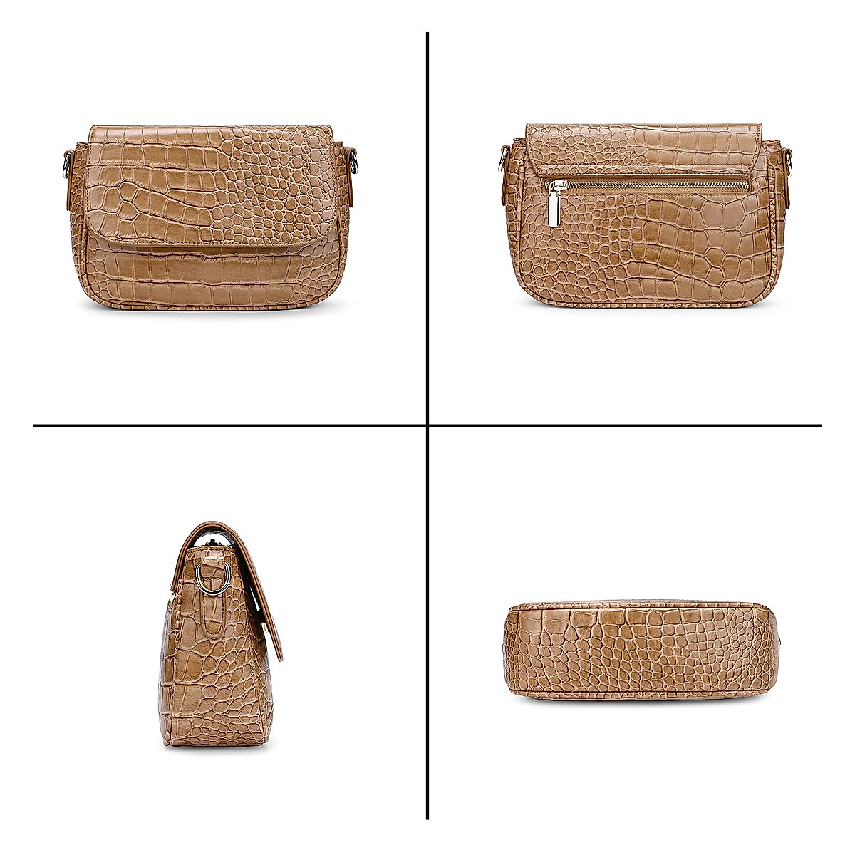 YALUXE Women's Crossbody Bags with Coin Purse