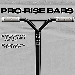 Fuzion X-5 Pro Scooter - Trick Scooter for Kids 8 Years and Up - Pro Scooters for Teens - Best Stunt Scooter for BMX Scooter Tricks (Cream)