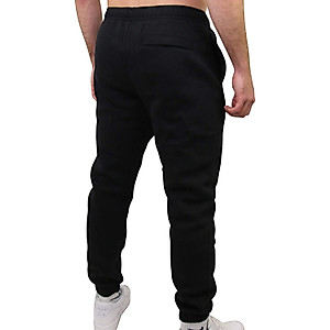 Nike Men's Club Open-Hemmed Pants Black | Black | White SM