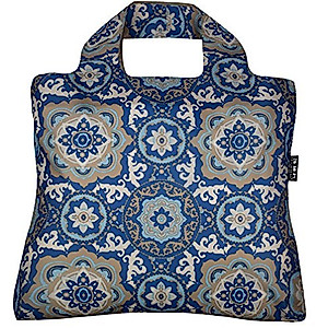 Envirosax Reusable Grocery Bag, Set of 5 Eco-friendly Shopping Tote Bag, ML.P Mallorca Pouch, Multicolored