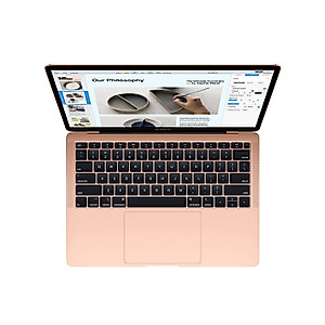 Late 2018 Apple MacBook Air with 1.6GHz Intel Core i5 (13.3 in, 8GB RAM, 512GB SSD) Gold (Renewed)