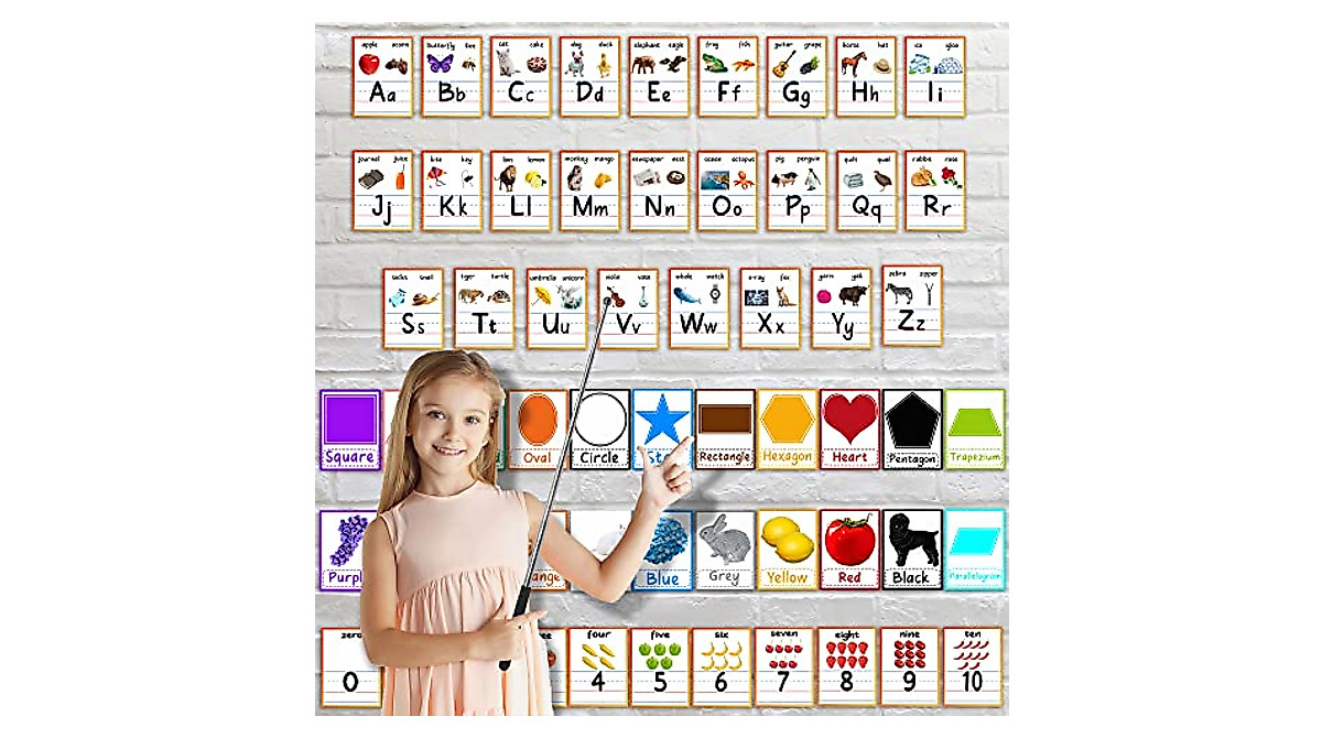 Engaging 59 Pieces Alphabet Bulletin Board Set for Kids
