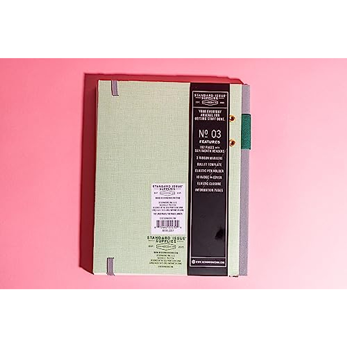 DesignWorks Ink Standard Issue Bound Personal Journal, Green