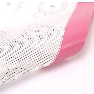 INCHANT Silicone Macaron Baking Mat, Half Sheet Size With 20 Macaron Spaces, Non Stick Silicon Liner for Bake Pans & Rolling - Macaroon/Pastry/Cookie Making, Set of 2, Pink