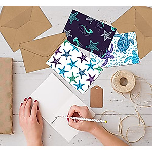 Kraft Mini Envelopes, 100-Pack, Strong 35 lb. Paper, Pointed Flap, Use with Gift Cards, Cash, RSVP Cards, Business Cards, Fits up to 3 x 5 Cards (Actual Size 3.25" x 5.25")