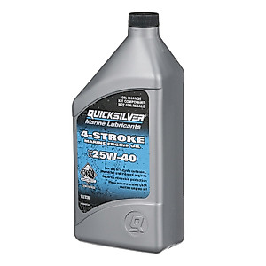 Quicksilver 25W-40 Oil Change Kit for 4-stroke 75hp, 90hp and 115hp Mercury 1.7L outboards