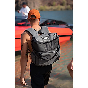 AO Coolers AOELBFBP 18-Pack Backpack Cooler – Mossy Oak Fishing Bluefin