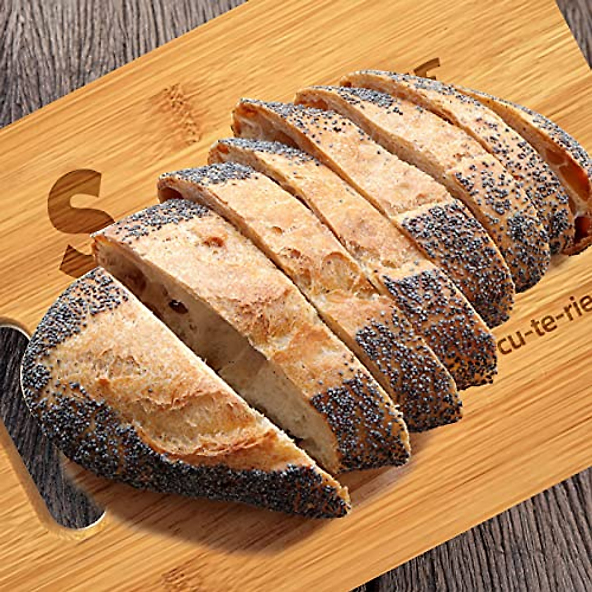 Sharkcoochie Charcuterie Board | Handmade Cutting Boards | Bamboo Board | Laser Engraved |13‘’ Sharkcoochie (B)