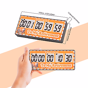 Runleader Digital 9999 Days Countdown Event Reminder Timer, Use for Wedding Retirement Christmas Vacation Lab Homework Exercise Gym Workout Sports Classroom Meeting Working Kitchen Cooking