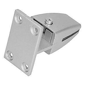 Haofy Desktop Partition Bracket Clip, 4 Pcs T-Shaped Aluminum Alloy Silver Desktop Screen Bracket Clip, Suitable for Office Classroom