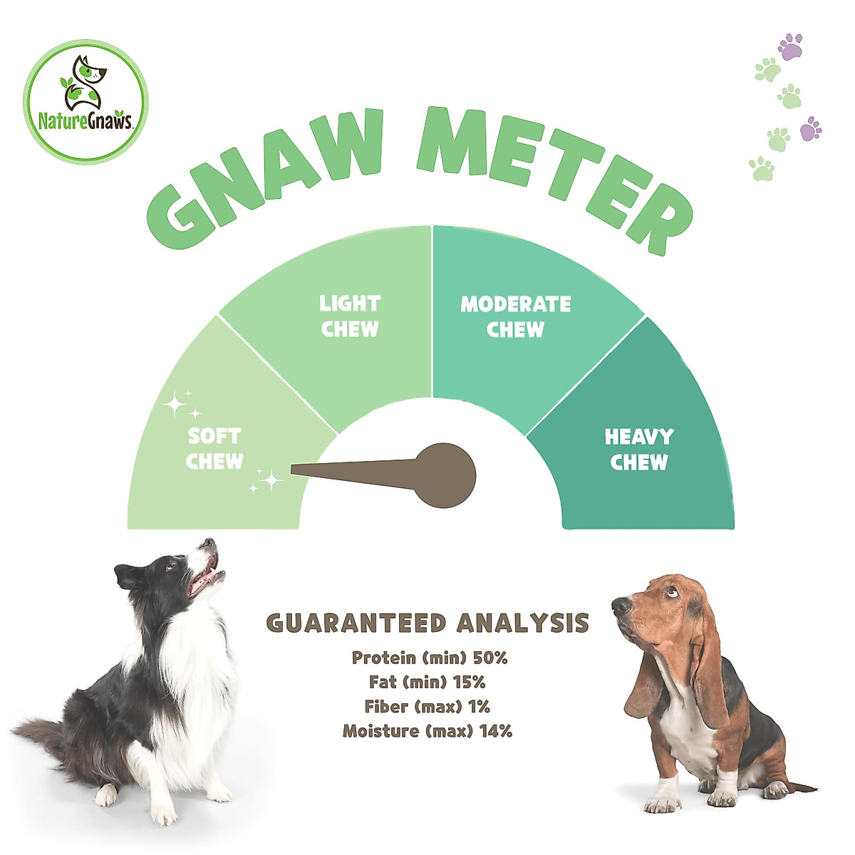 Nature Gnaws Beef Chew Sticks for Dogs 1LB - Premium Natural Dog Treats - Limited Ingredient Long Lasting Rawhide Free Dental Chews