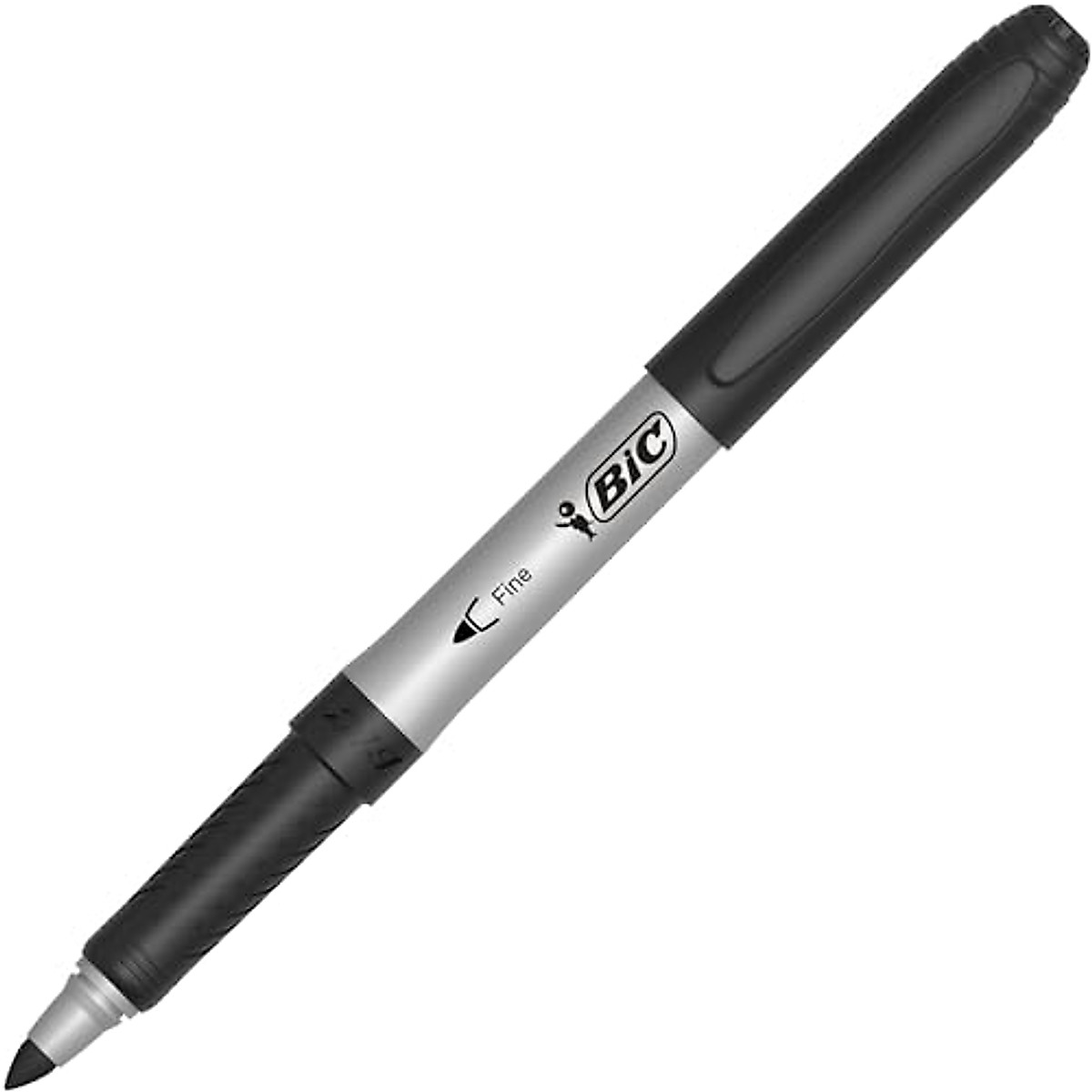 BIC Mark-it Gripster Permanent Markers (BICGPMAP12ASST), assorted, 12-count