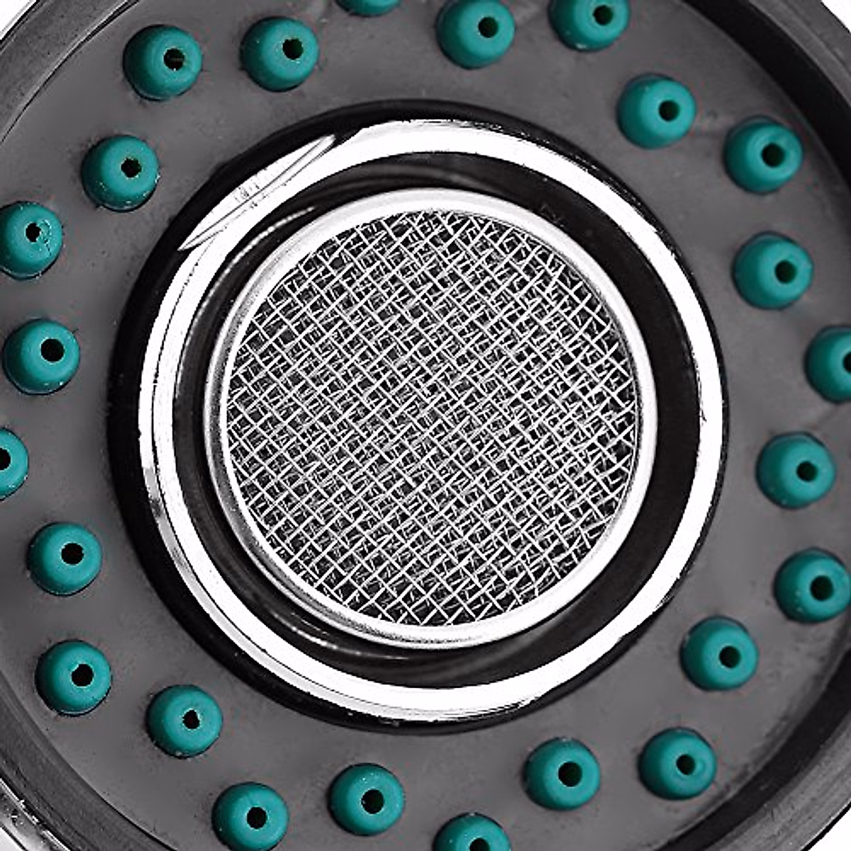 Faucet Sprayer Head, Kitchen Bathroom Pull Out Sink Faucet Nozzle 2 Functions Pull Down Tap Nozzle Spout G1/2 Straight Thread High Flow Shower Head Replacement Part Hot for Personal Hygiene