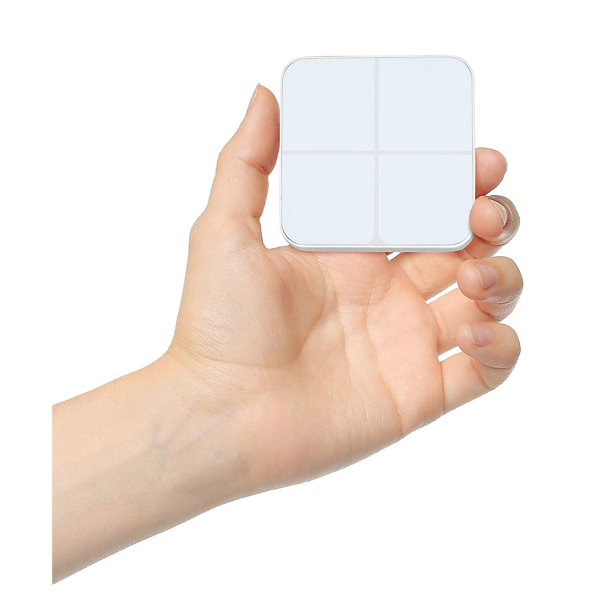 Aeotec WallMote Quad, Wireless Zwave on Off Switch, Z-Wave Plus Enabled, 4 Zwave Button, 16 Scene Wall Switch with Remote Control, Work with Z Wave Hub