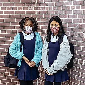 Hyegiir Kids 3 Ply Disposable Face Masks, 50 Assorted Wacky Balls Breathable Individually Wrapped Non-woven Face Masks For Boys and Girls(Red)