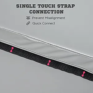 Soozier Pole Dance Mat, 2"T x 5'W Folding Pole Dance Mat for Home, Lightweight and Foldable, Gray