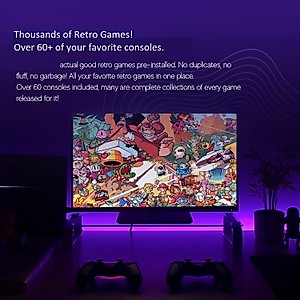 Retropie Batocera 512GB Raspberry Pi 4B Retro Gaming Console Complete Build - 60+ Consoles Wireless Controllers Kit