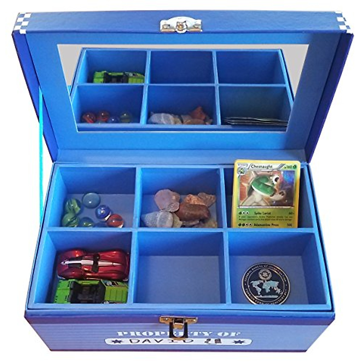 Treasure Chest Box - Superhero Blue