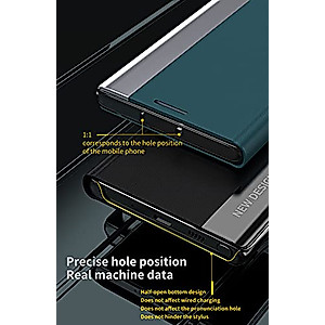 Ysnzaq for Xiaomi Redmi Note 10 Pro Flip Phone Case with Hard PU + TPU Leather Fashion Slim Shockproof Magnetic Full Body Protective Kickstand Phone Cover for Xiaomi Redmi Note 10 Pro Max CX Pink