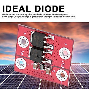 Delaman Diode Solar Panel, 15A Solar Panel Battery Charging Reverse Irrigation Protection Ideal Diode Diode Controller
