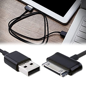 2 Pack 30 Pin 3.3 ft USB Charger Cable for Samsung Galaxy 7 7.7 8.9 10.1 Tab 2 Tab Note 10.1 GT-N8000;GT-P3100,P5100,P7510,P7300 Tablets Charging Cord Tablet 2 USB Power Cord Charging Sync Data Cable