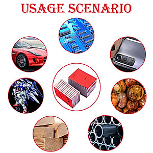 Apalie 18 Pcs 320-2500 Grit Sanding Sponge, Ultra Fine Sanding Sponges Pads, Soft Foam Sand Block Wet Dry Sandpaper for Model Drywall Metal Wood Furniture Polishing