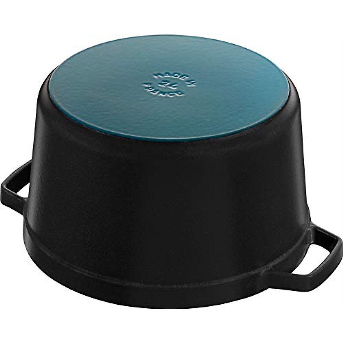 Staub Cast Iron Dutch Oven 5-qt Tall Cocotte, Made in France, Serves 5-6, Matte Black