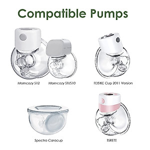 Maymom Duckbill Valve Compatible with Momcozy S9/S12, Spectra Caracup, FEISIKE Cup 2011 Version, TSRETE; 4pc (Green)