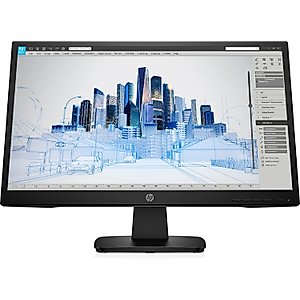 HP Newest P22va G4 Business Monitor, 21.5" Full HD (1920 x 1080) Anti-Glare Display, Onscreen Control, Low Blue Light Mode, HDMI, VGA, VESA Mount, Black (Renewed)