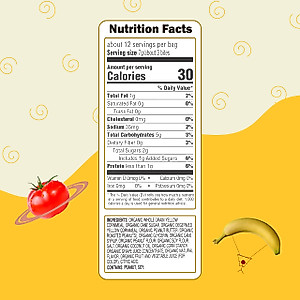 Earth's Best Organic Kids Snacks, Sesame Street Toddler Snacks, Organic PB&J Bites for Toddlers 2 Years and Older, Peanut Butter and Grape Flavored with Other Natural Flavors, 3 oz Bag (Pack of 6)