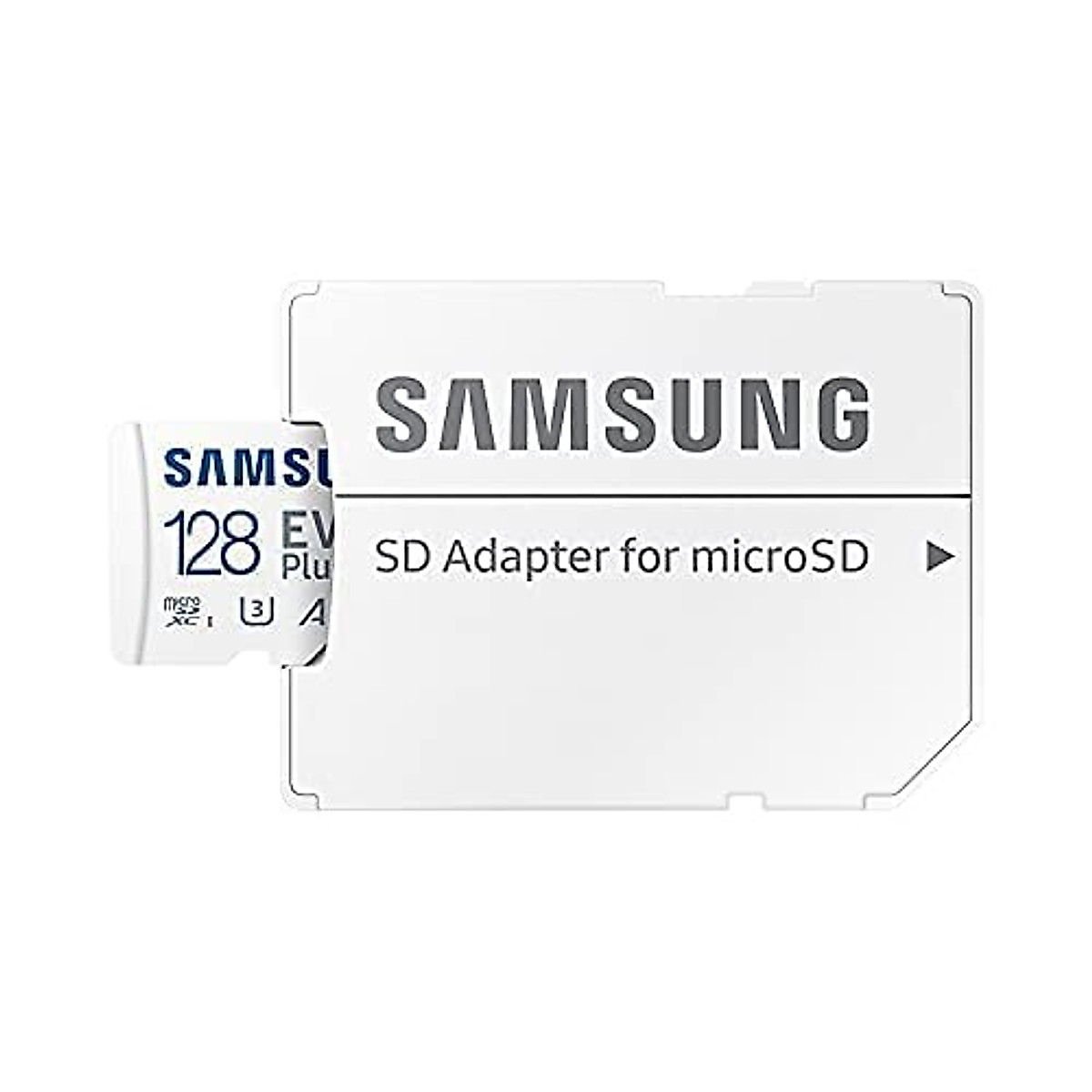 Samsung Evo Plus microSD SDXC U3 Class 10 A2 Memory Card 130MB/s with SD Adapter 2021 (128GB)