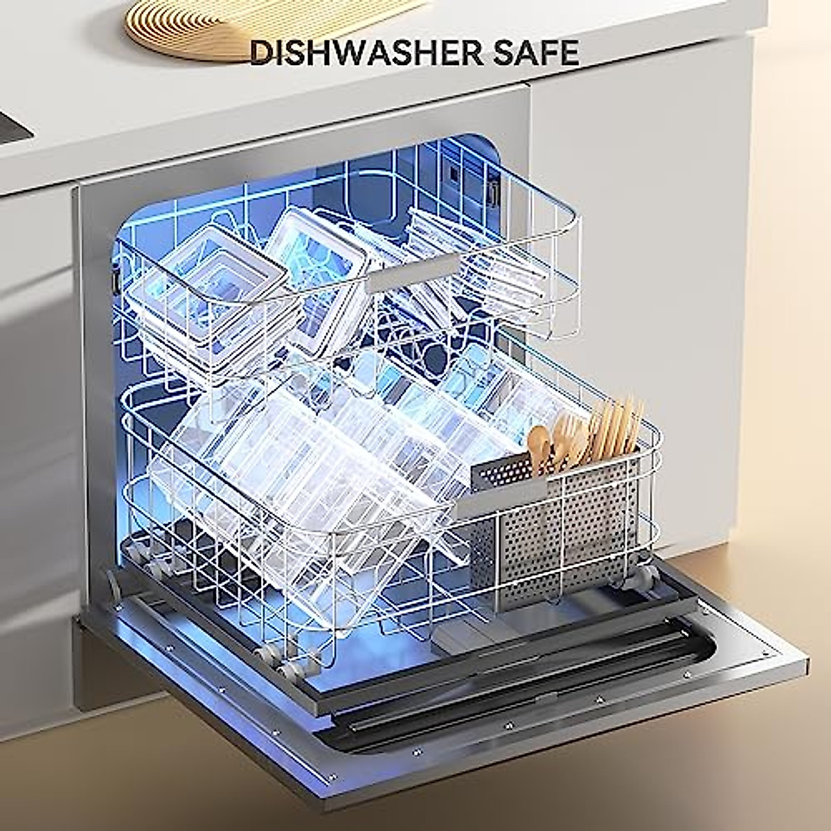 24 PCS Larger Food Storage Containers with Lids, Microwave Safe Meal Prep Containers, Airtight Bento Boxes Lunch Containers, BPA Free & Dishwasher Safe Kitchen Organization Plastic Storage Containers for Food (12 Containers and 12 Lids)