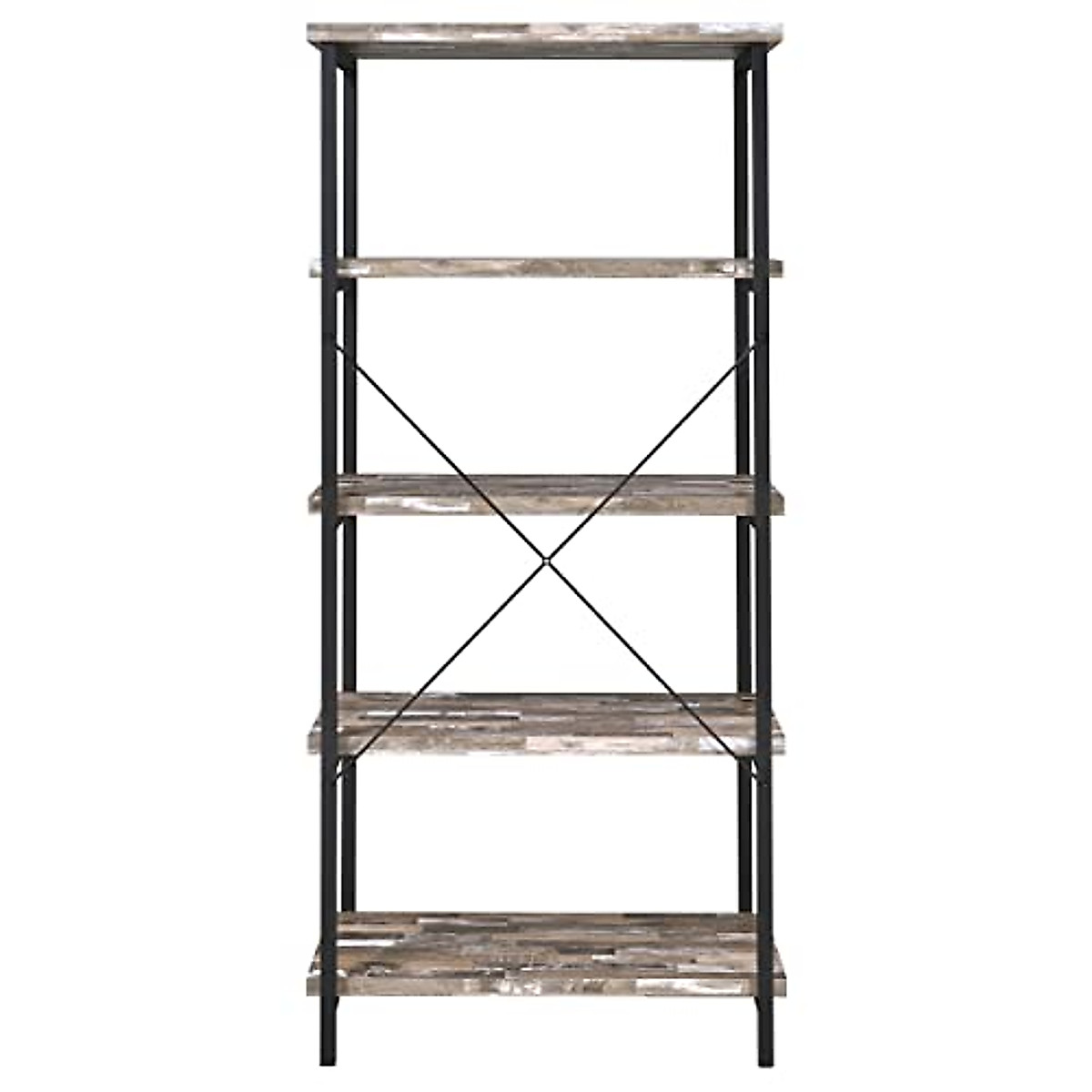 Coaster Furniture Bookcase Salvaged Cabin and Black 801552