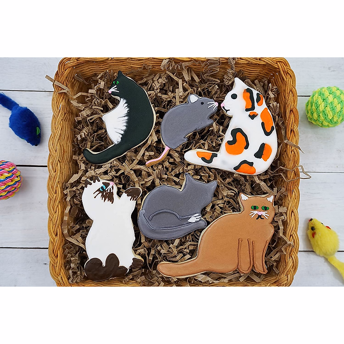 R&M International When the Cat's Away Cookie Cutters, Assorted, 6-Piece Set