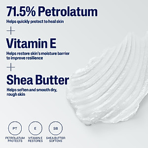 Cetaphil Healing Ointment, 12 oz, For Dry, Chapped, Irritated Skin, Heals and Protects, Soothes Cracked Hands and Chapped Lips, Hypoallergenic, Fragrance Free