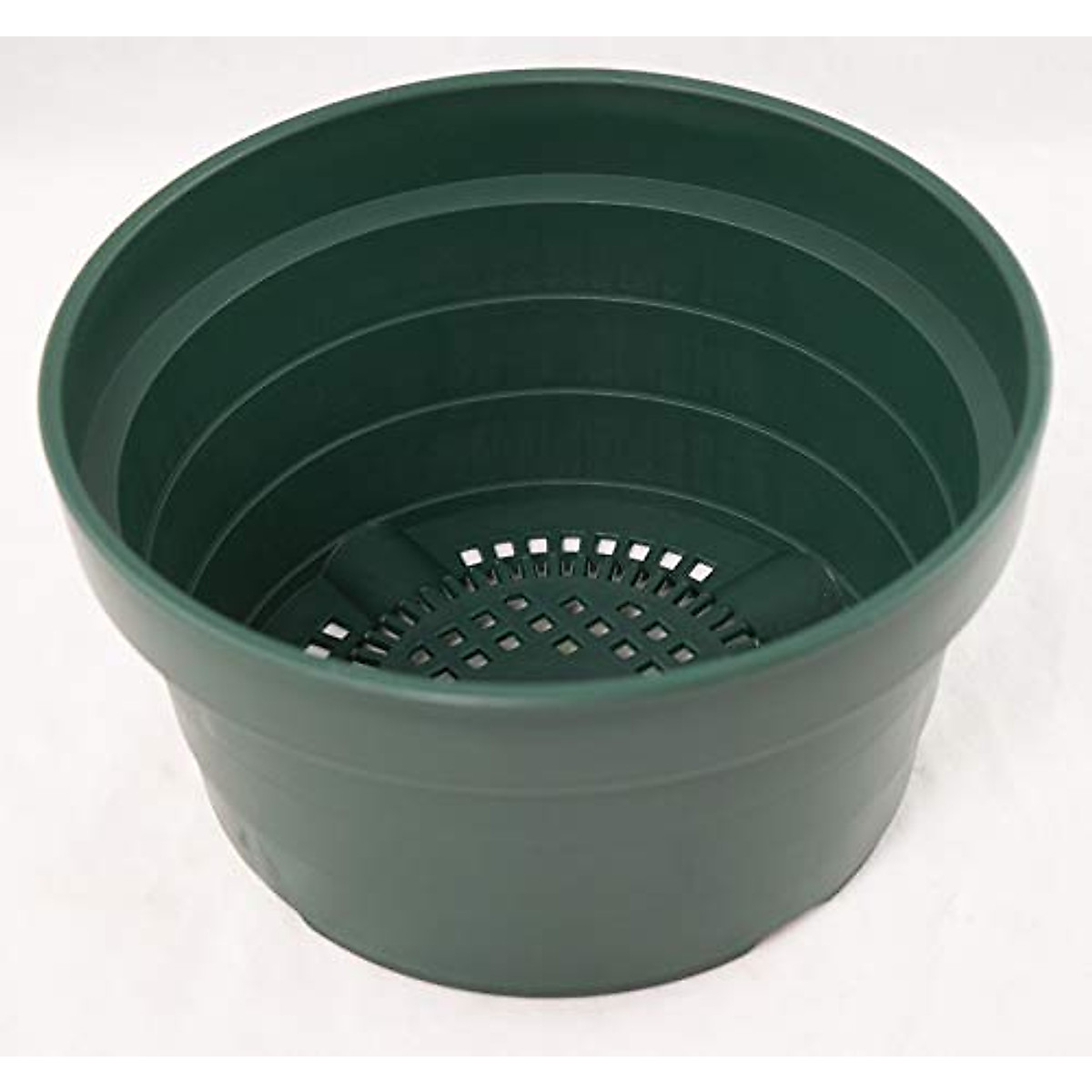 4 Gr Japanese Heavy Duty Round Plastic Bonsai / Succulent Pot 8.25"x 8.25"x 4.5"