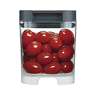 Rubbermaid FreshWorks Countertop Food Storage Produce Saver, Set, Clear/Grey