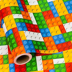 MAYPLUSS Wrapping Paper Large Sheet - Folded Flat - 6 Different Valentines Day Design (45.2 sq. ft.ttl.) - 27.5 inch X 39.4 inch Per Sheet