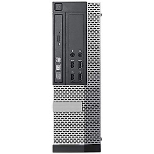Dell Desktop Computer Core i7-6th Gen, 16GB, 500GB SSD, 2 New 24" Monitors, Wireless Keyboard and Mouse WiFi, 4 in 1 USB Hub Win 11 Pro (Renewed)